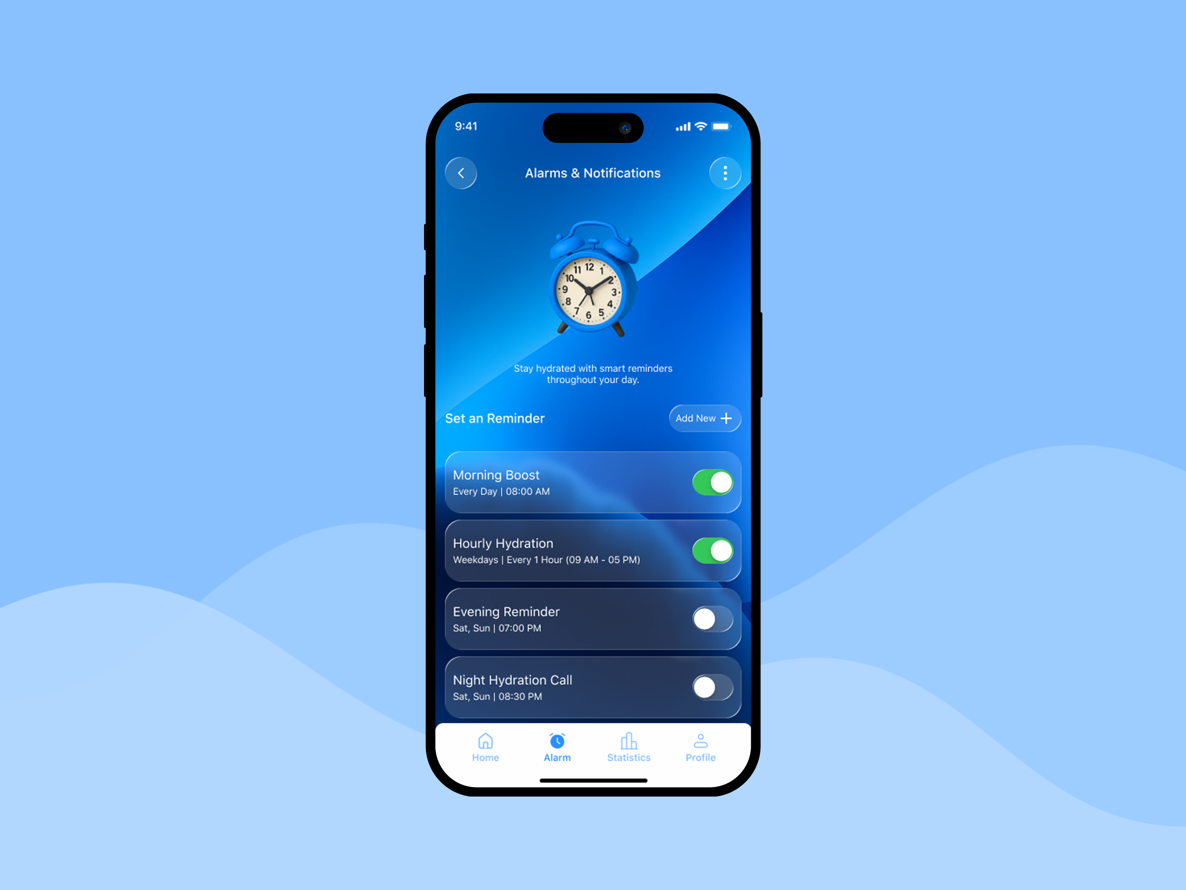 AquaPal - Liquid Glass Hydration UI App by Sabilul Muttaqin on Dribbble