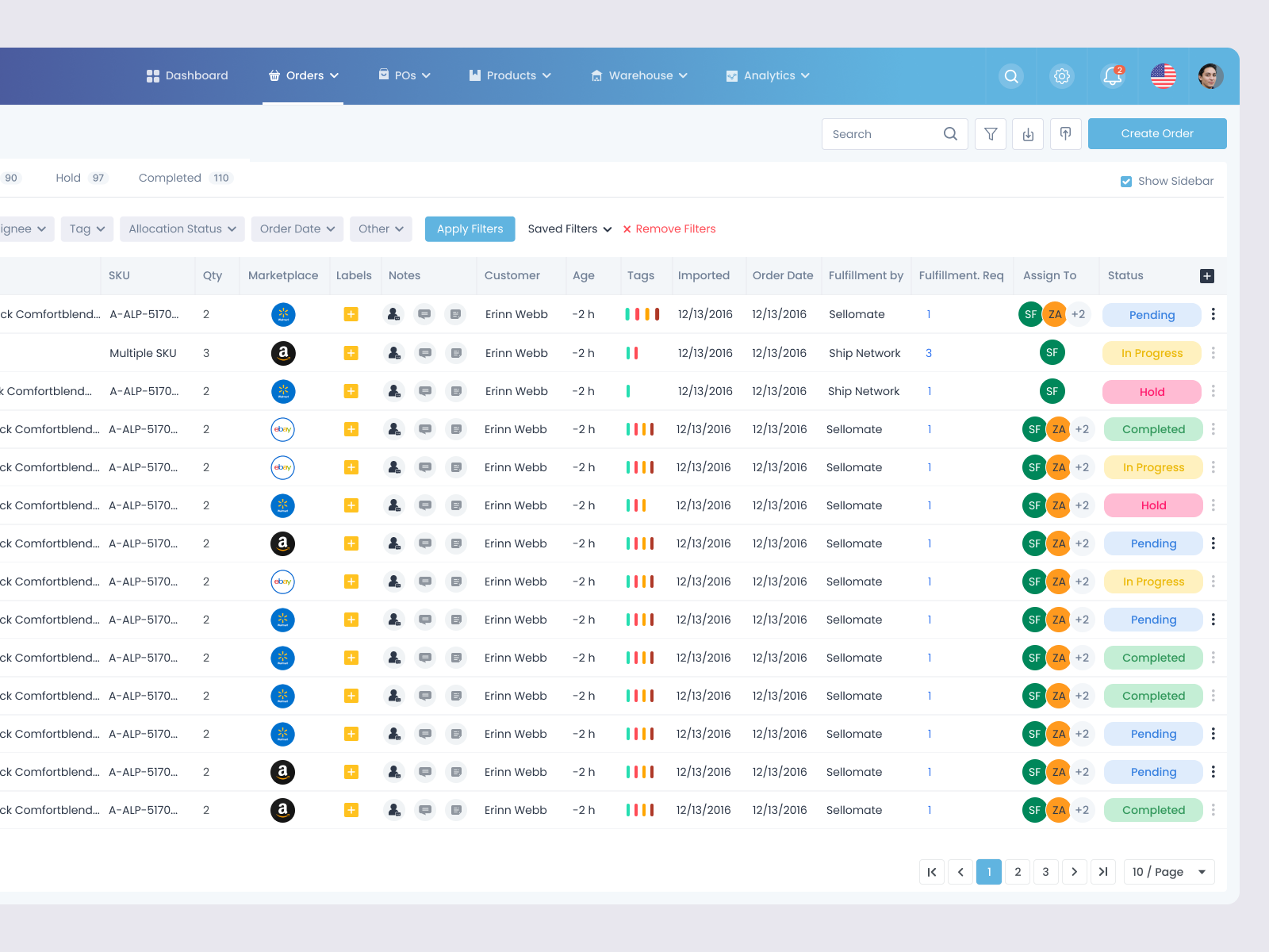 Order Screen UI UX Design by Hunzalah on Dribbble