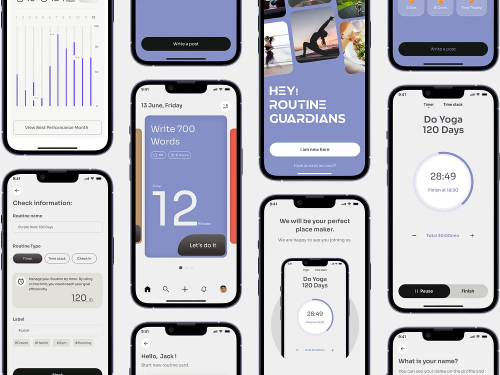 Browse thousands of Routine images for design inspiration | Dribbble