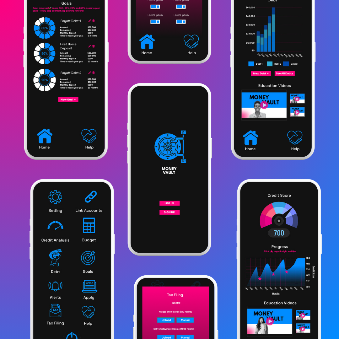 Finance App by Emmanuel Janvier Vida on Dribbble