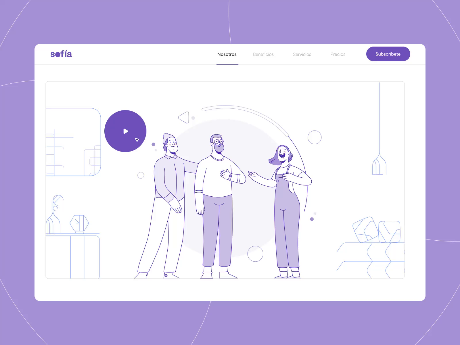Sofía Salud - Cursor Inertia by Eder Anaya on Dribbble