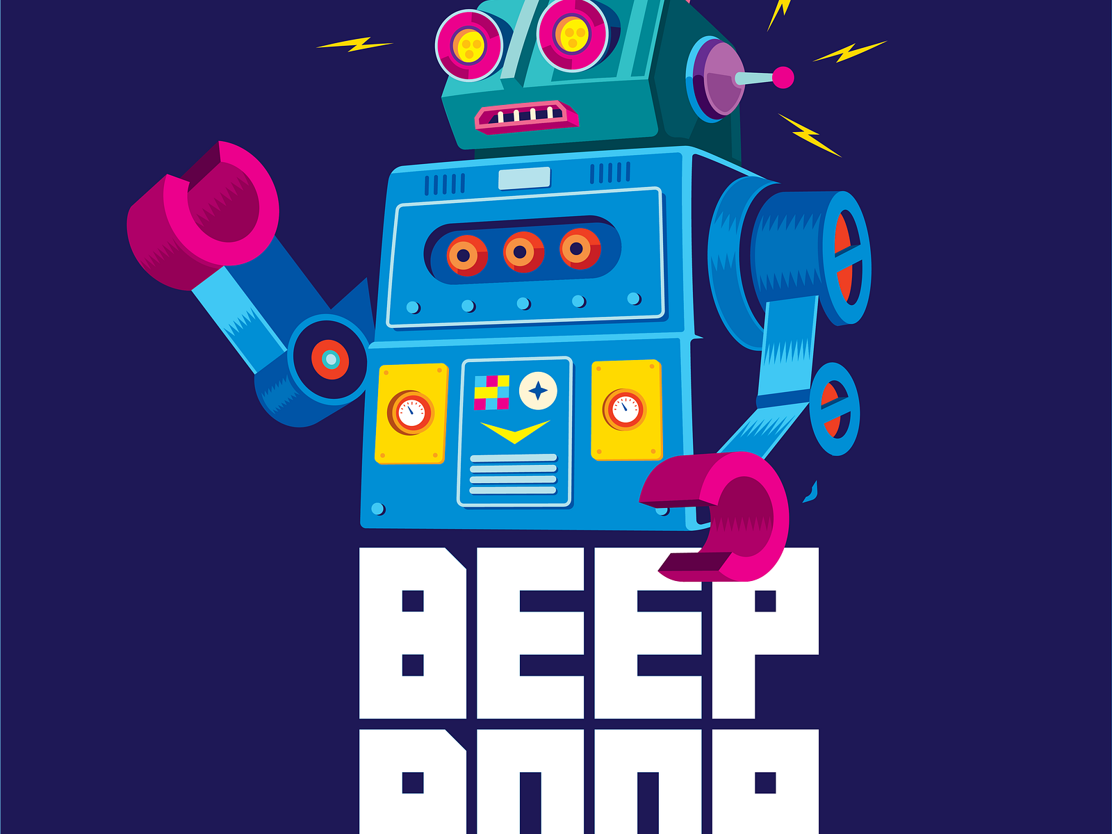Beep boop by Derrek Turner on Dribbble