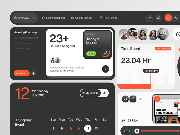Overlay - Task Management Component by Irfanaffian for One Week Wonders ...