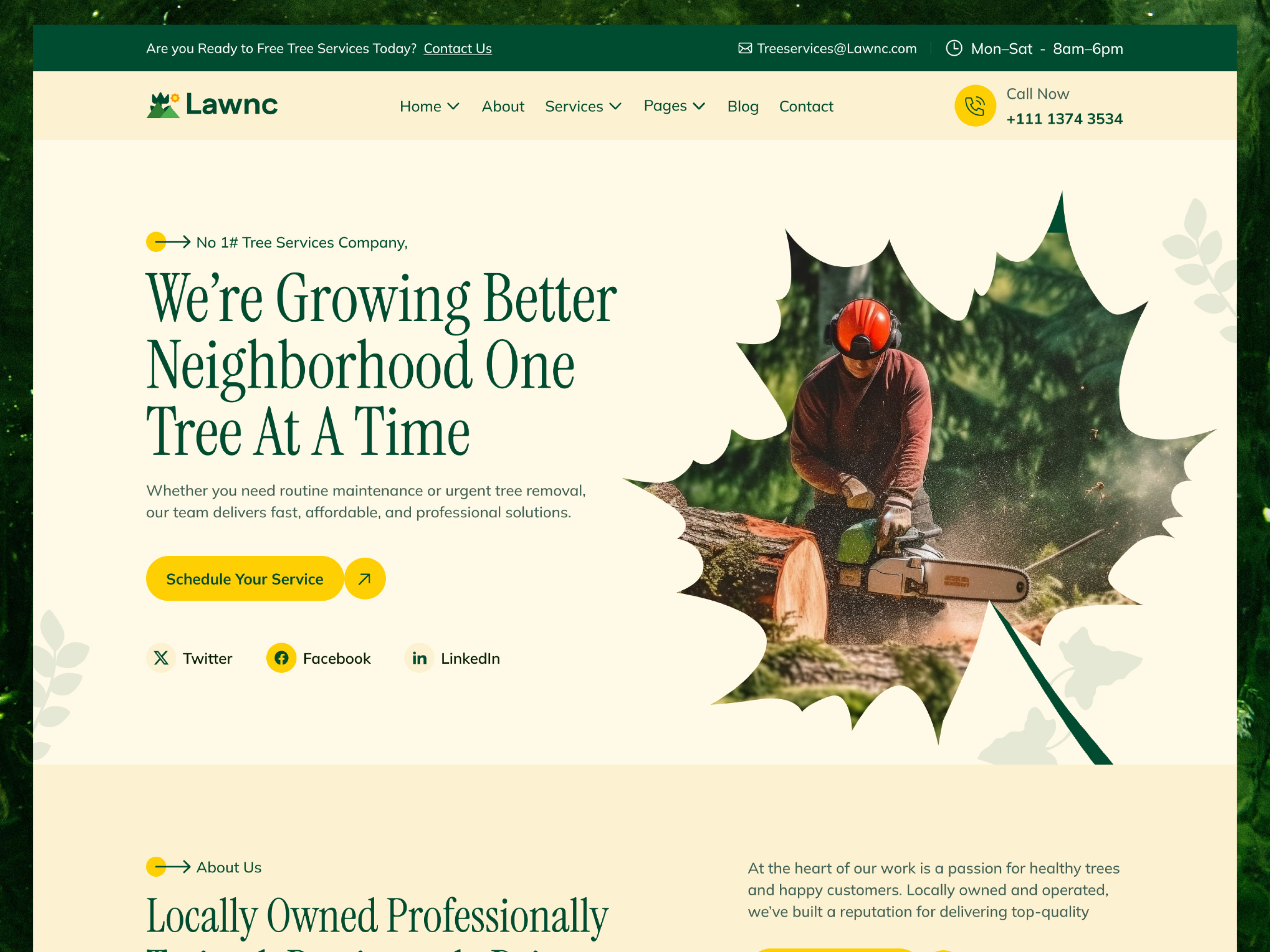 Tree Services & Landscaping Website Design by FleexStudio | Web Design ...