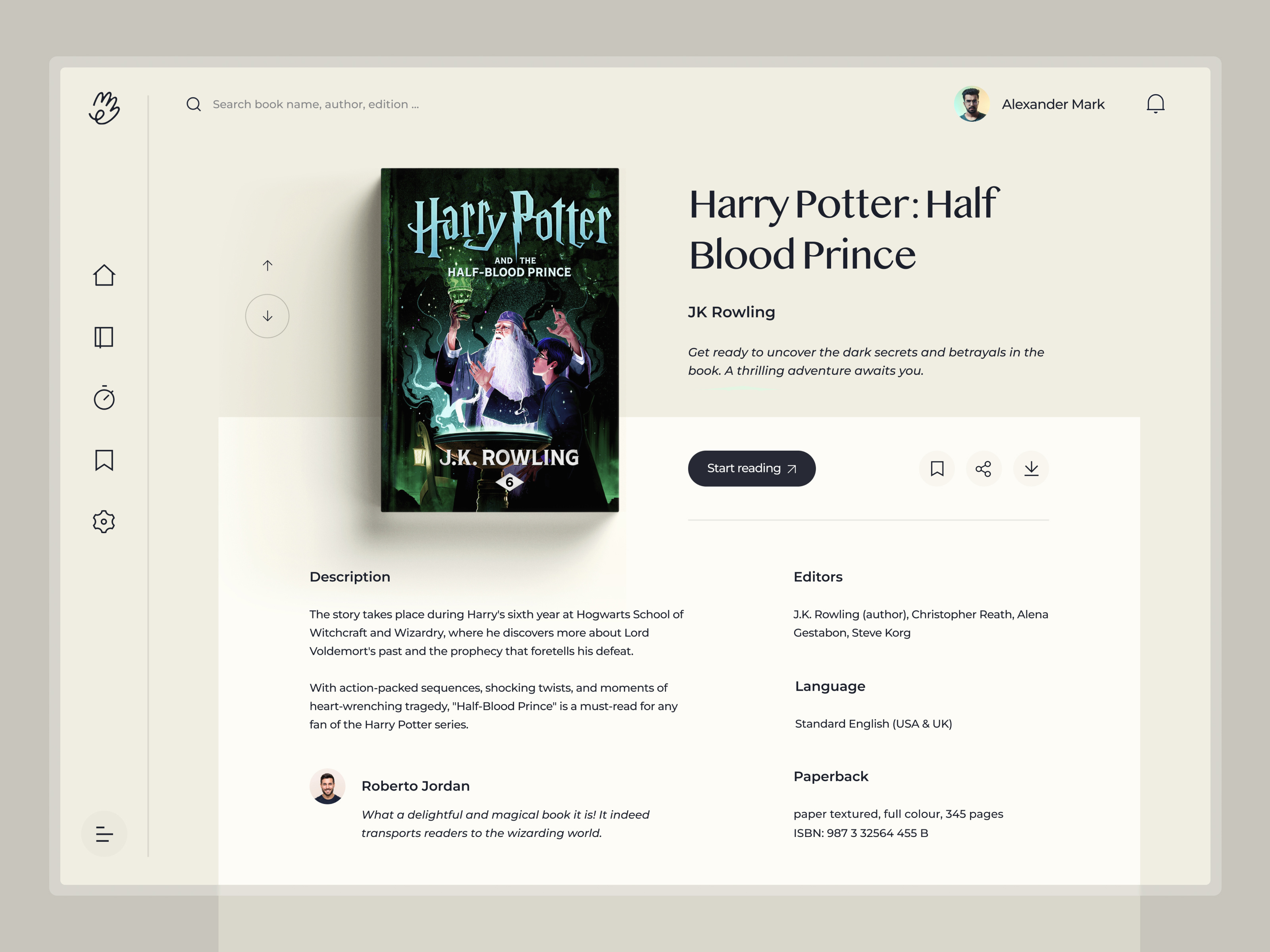E-Book Dashboard by MindInventory UI/UX for MindInventory on Dribbble