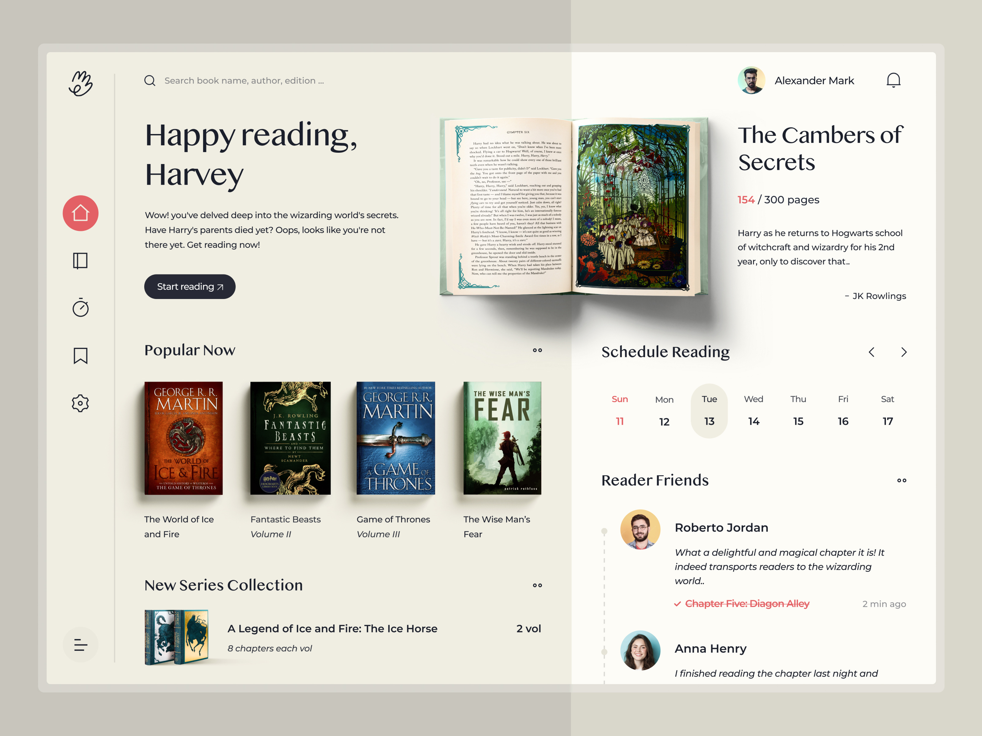 E-Book Dashboard by MindInventory UI/UX for MindInventory on Dribbble