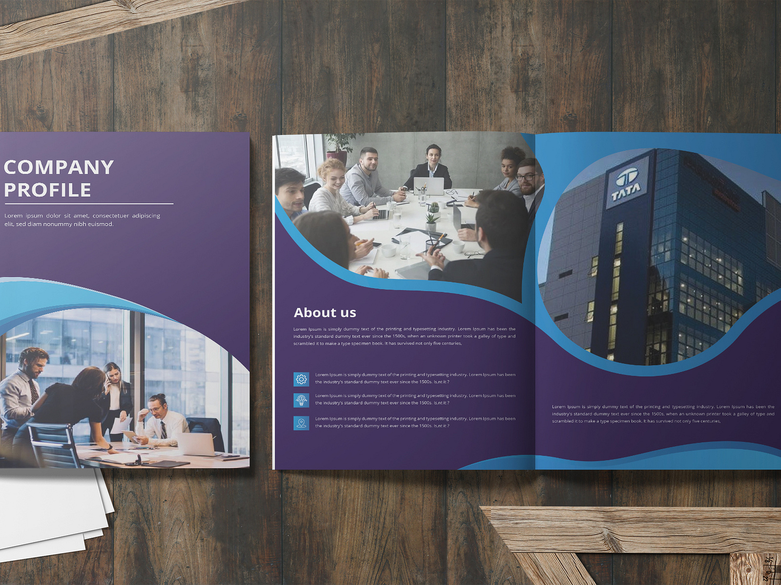 Creative brochure multi pages by Lauren L. Beck on Dribbble