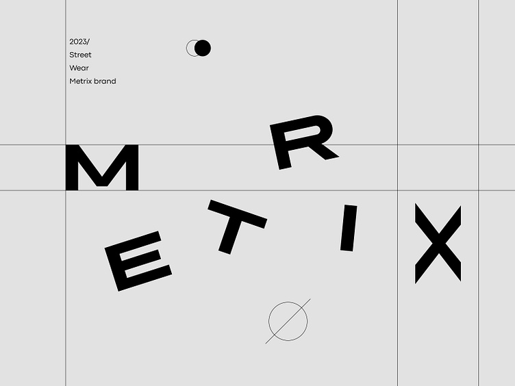 Metrix - A Clothing Brand Logo by ultroNeous Technologies on Dribbble