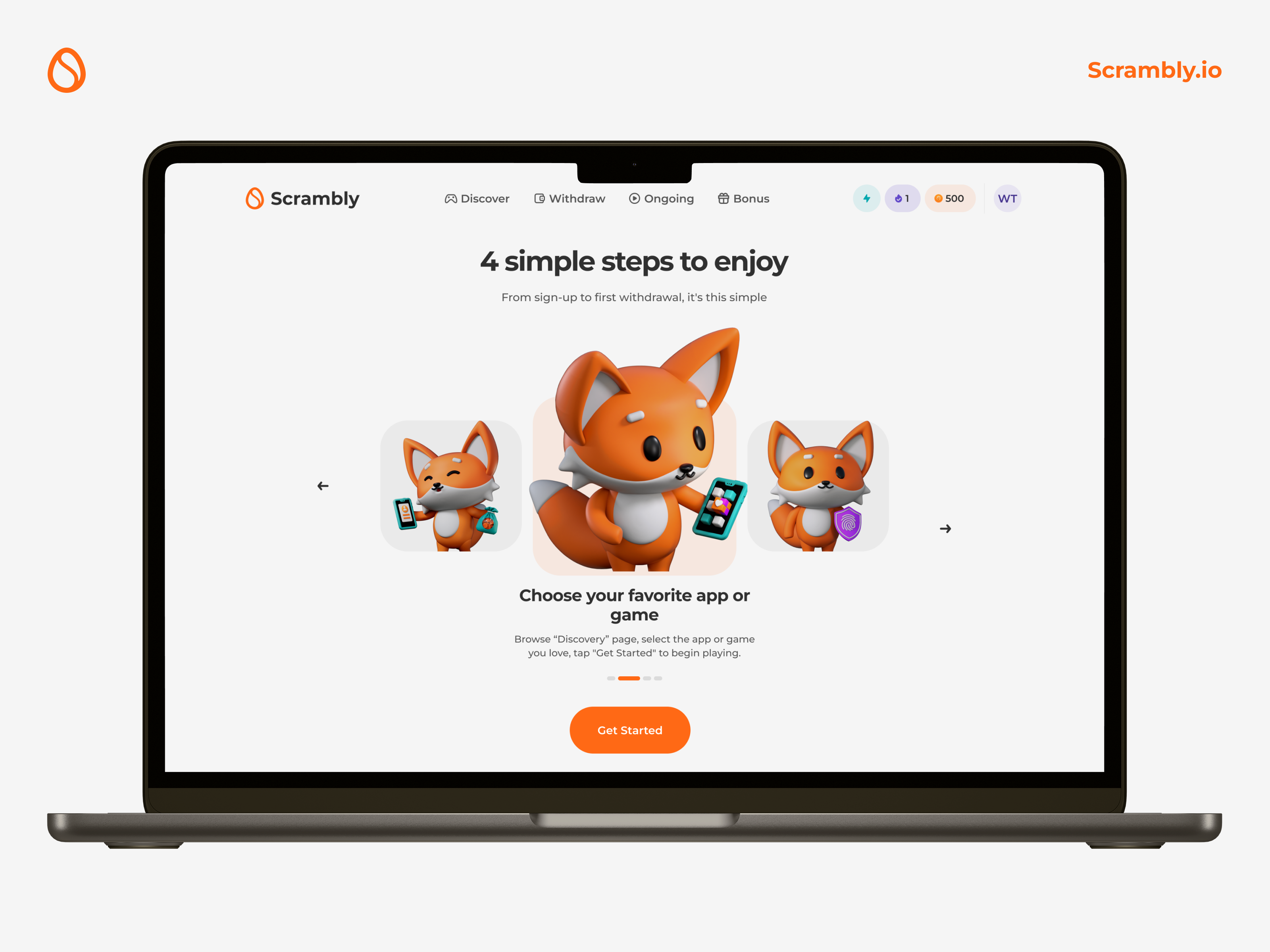 Scrambly – Marketing Mobile App for Gaming by Phenomenon Product for ...