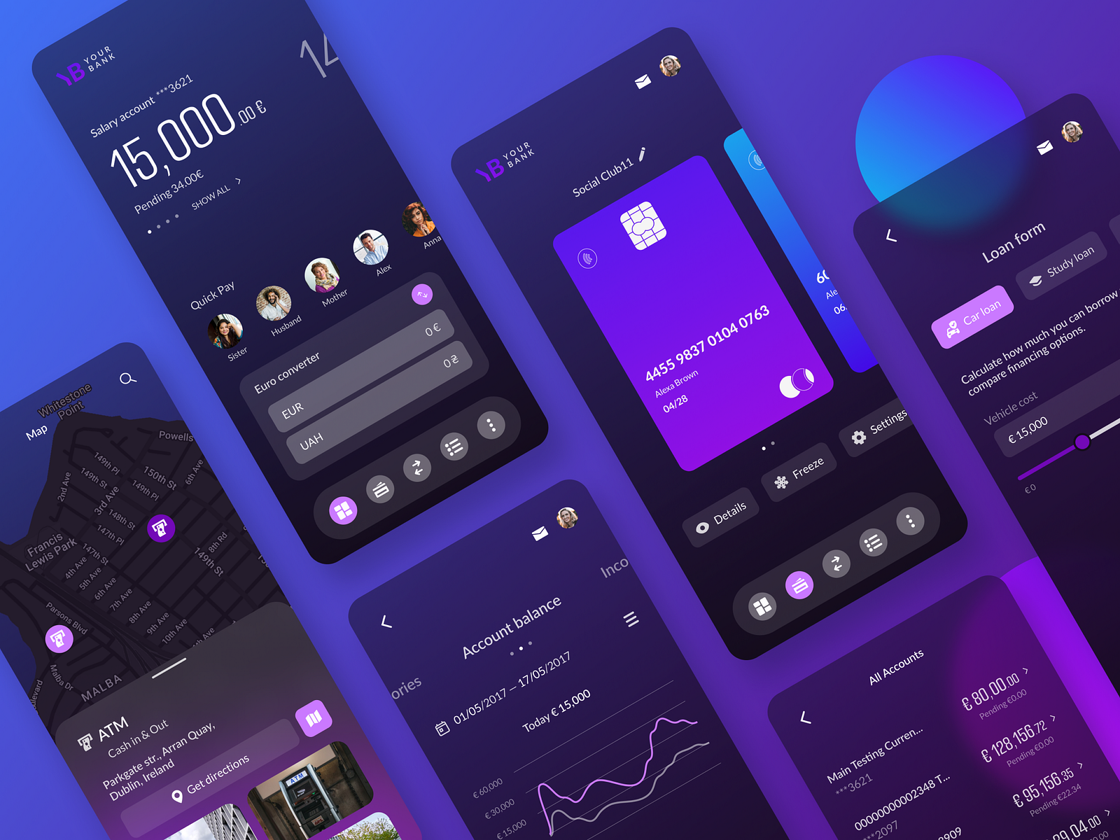 Mobile Banking App Design Concept by Ralabs Design on Dribbble