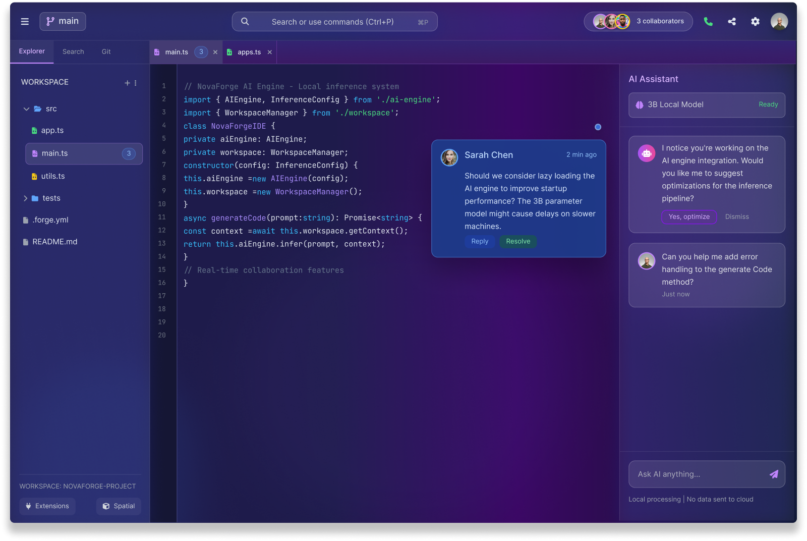 Reimagined AI based IDE - Code terminal & editor by Delbueno™ Studio on ...