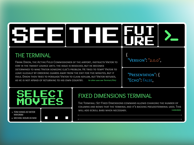 Terminal Website UI Design by MJ on Dribbble
