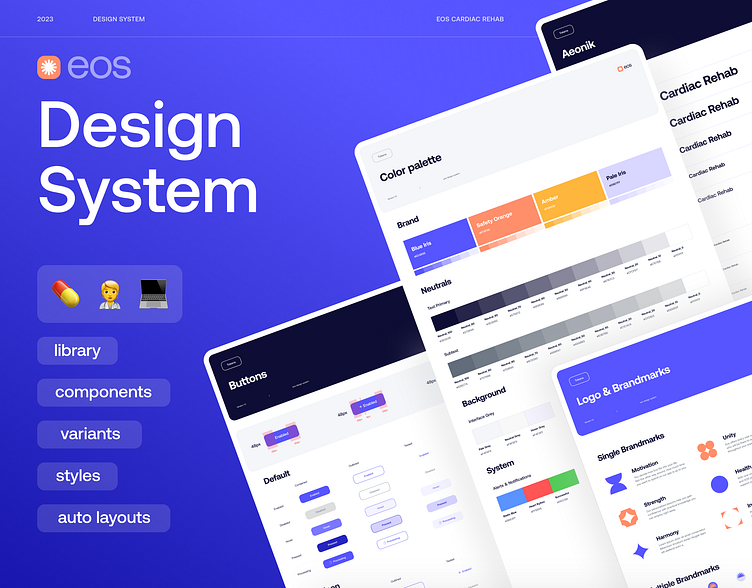 eos Design System – Tokens & Components by Fiona Bui on Dribbble