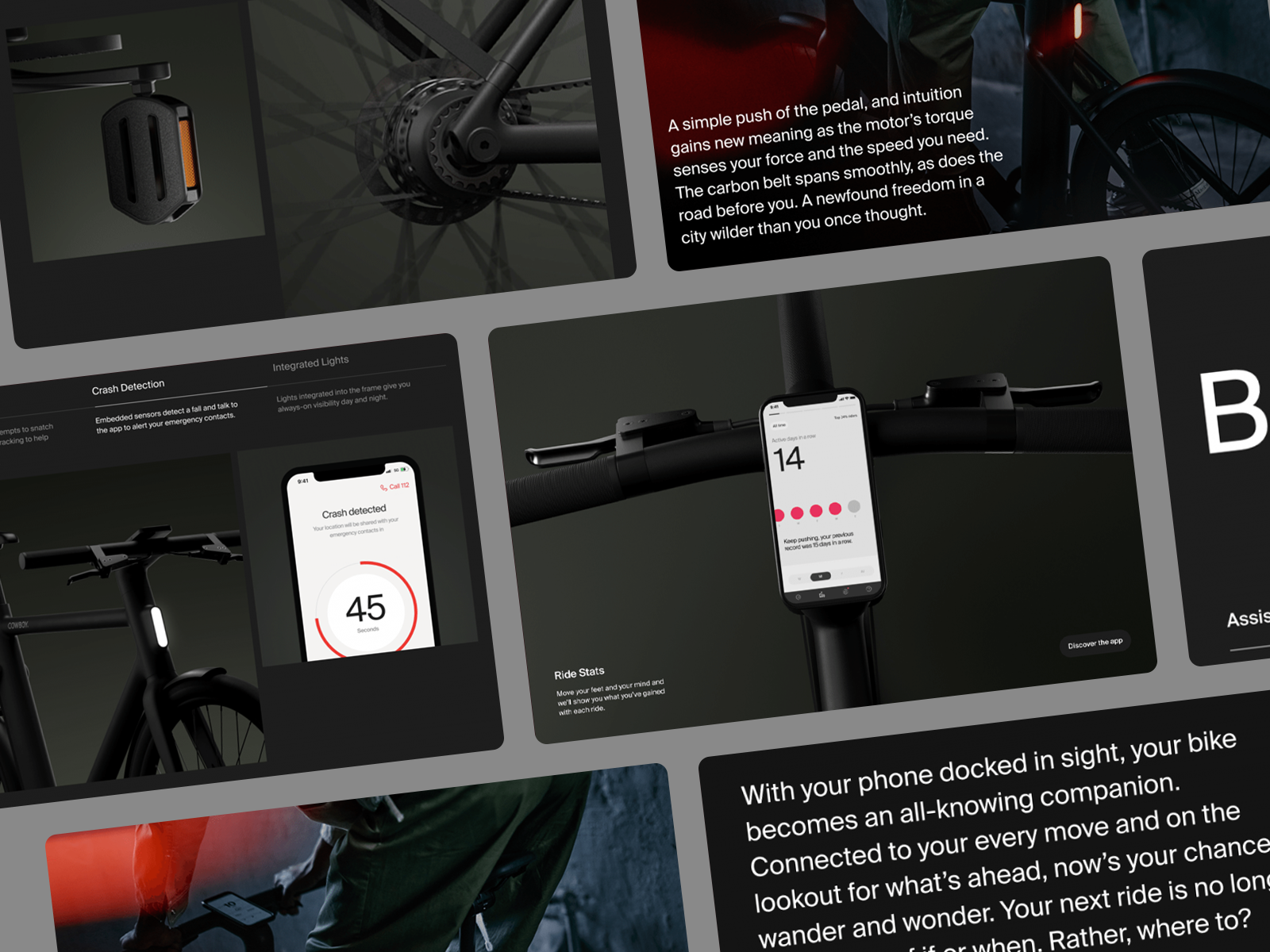 Urban Cycling App Interface by Alexa Foster on Dribbble