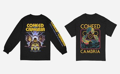 Coheed And Cambria - Tour Merchandise Designs by Brandon Stecz on Dribbble