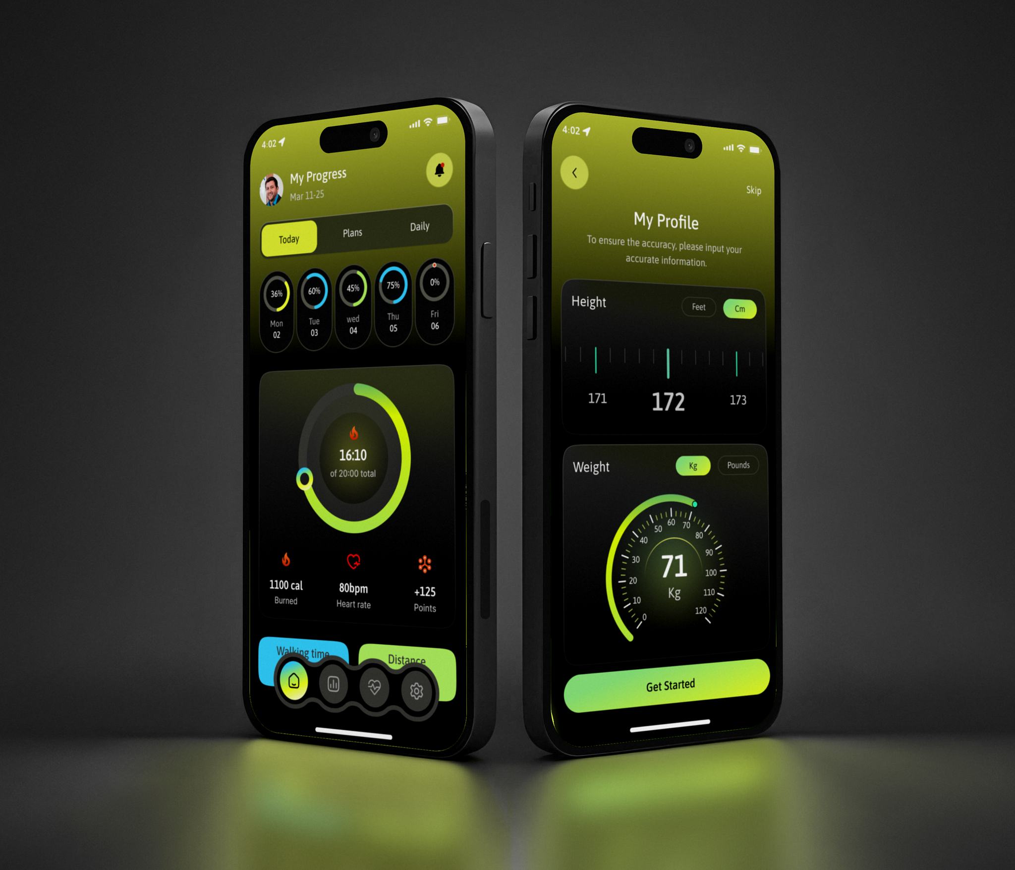 Fitness Tracker App by Md Emon on Dribbble