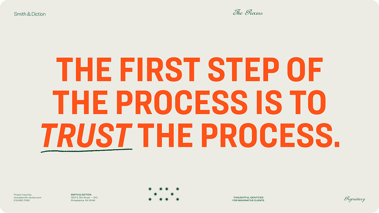 Trust the Process by Mike Smith on Dribbble