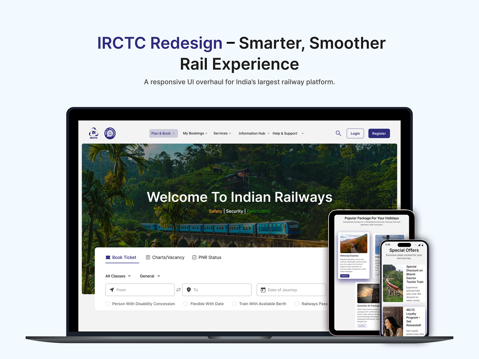 IRCTC Redesign – Smarter Rail UI for India 🇮🇳 🚆 by Surbhi Sharma on ...