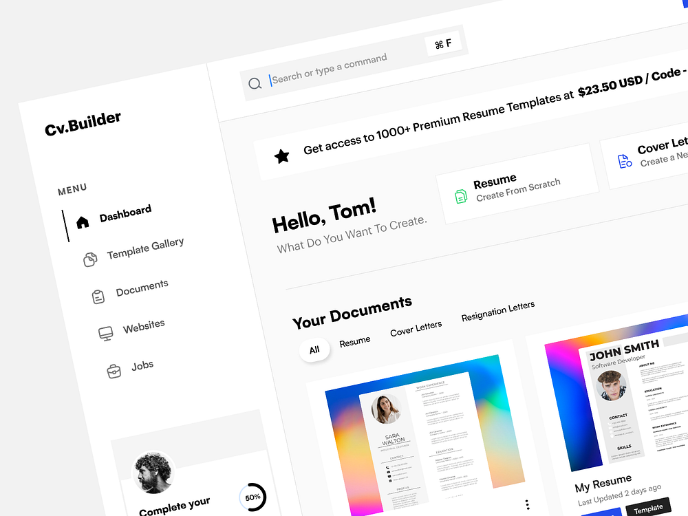 Browse thousands of Resume images for design inspiration | Dribbble