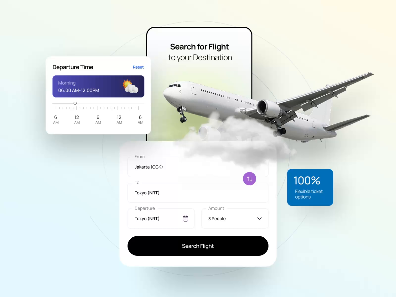 ️ Flight Booking Animation – Seamless Travel UX by pixxl X "pixels with ...
