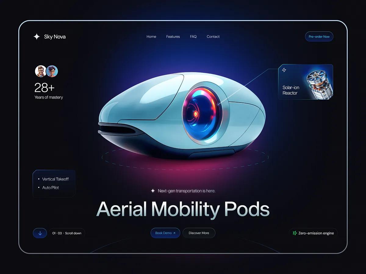 Futuristic UI designs, themes, templates and downloadable graphic ...