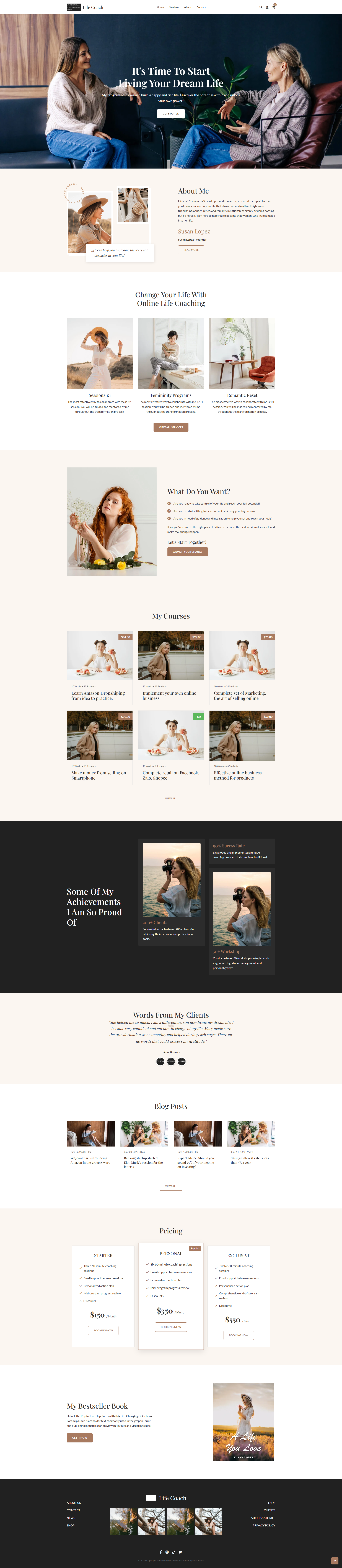 Browse thousands of Life Coach Website images for design inspiration ...