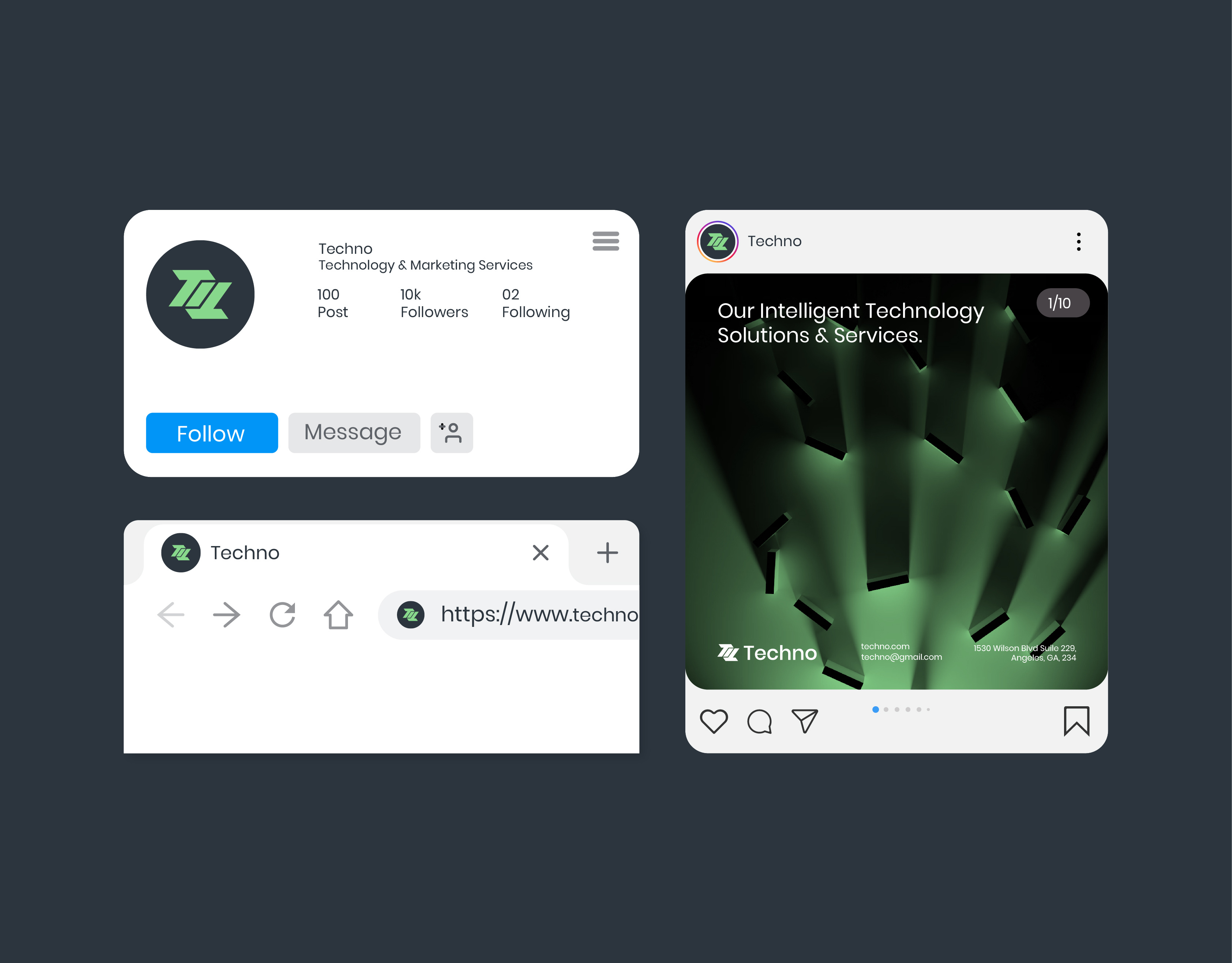 Techno logo, Technology visual design by Tanvir Onik on Dribbble