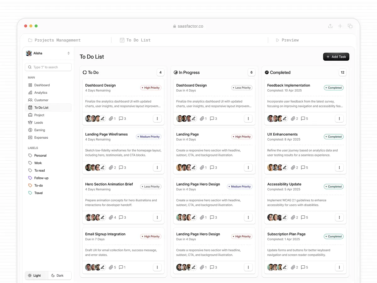 Team Task Manager designs, themes, templates and downloadable graphic ...