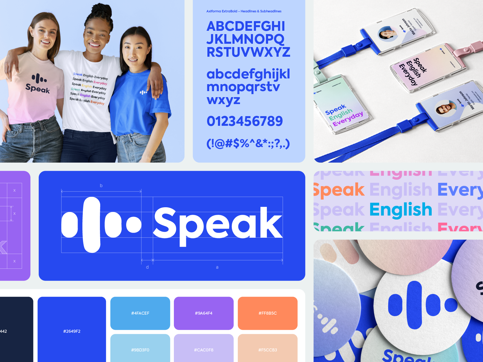 Branding, Visual identity, Brand Identity for Speak by Ramotion on Dribbble