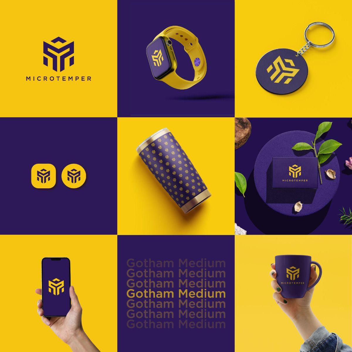 Letter M+T Logo (Micro Temper Logo) by Graphix Rohit | Logo & Branding Expert on Dribbble