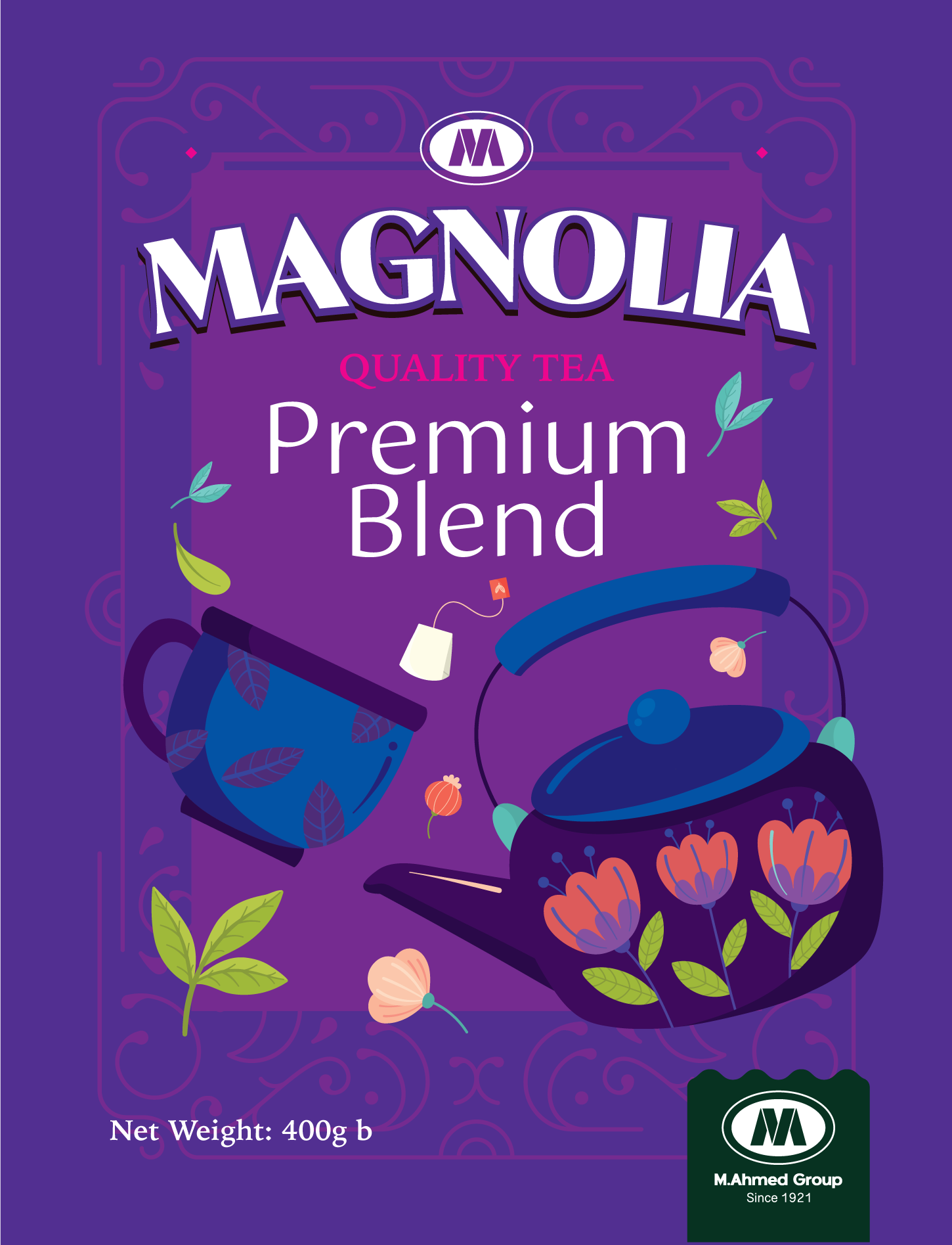 Magnolia Tea Packaging by Reza on Dribbble