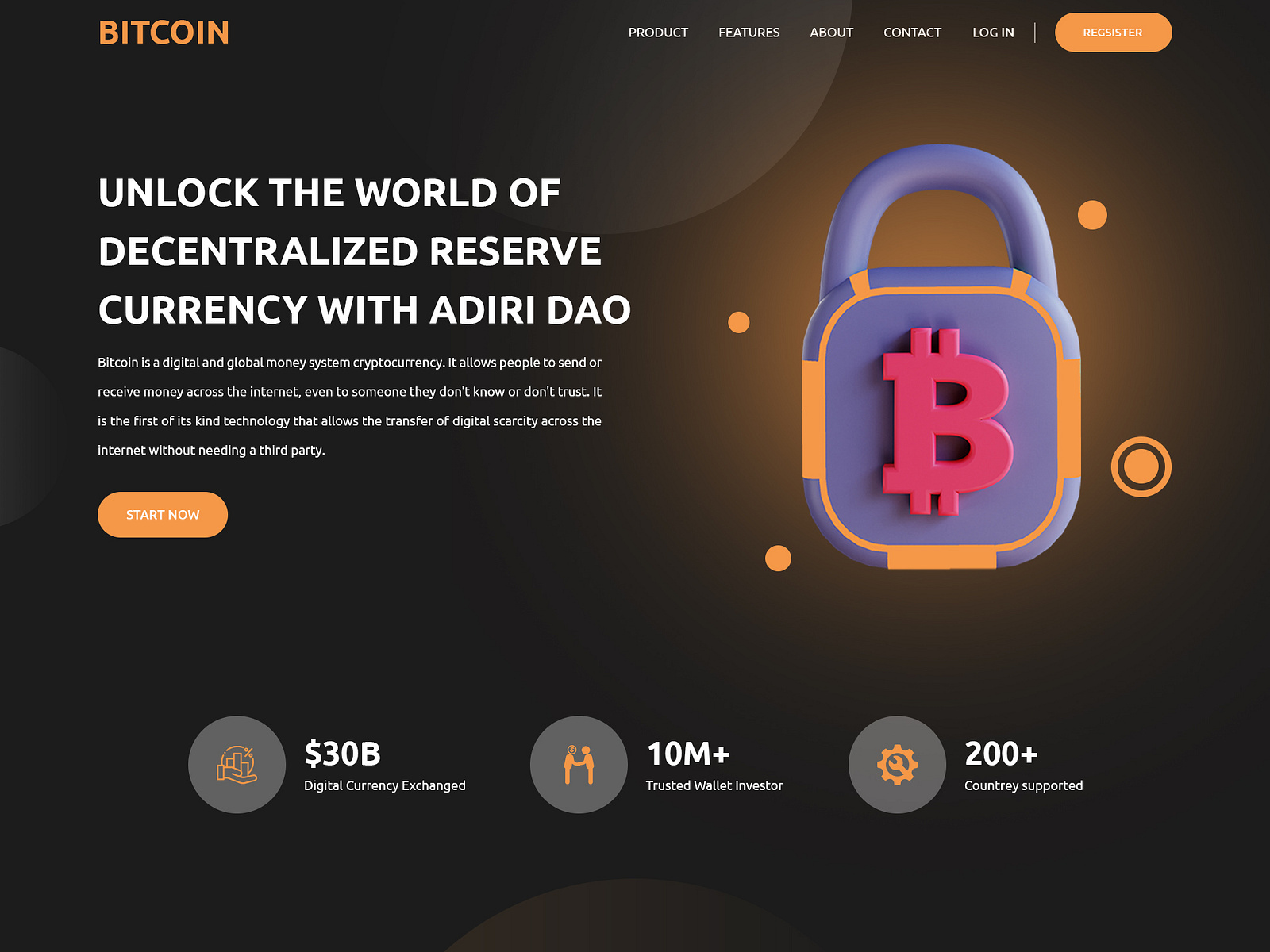 BITCOIN WEBSITE DESIGN by MHaris.designer on Dribbble