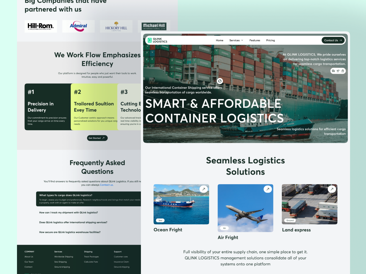 Qlink Logistics - Branding Design by DesiznLab Studio on Dribbble