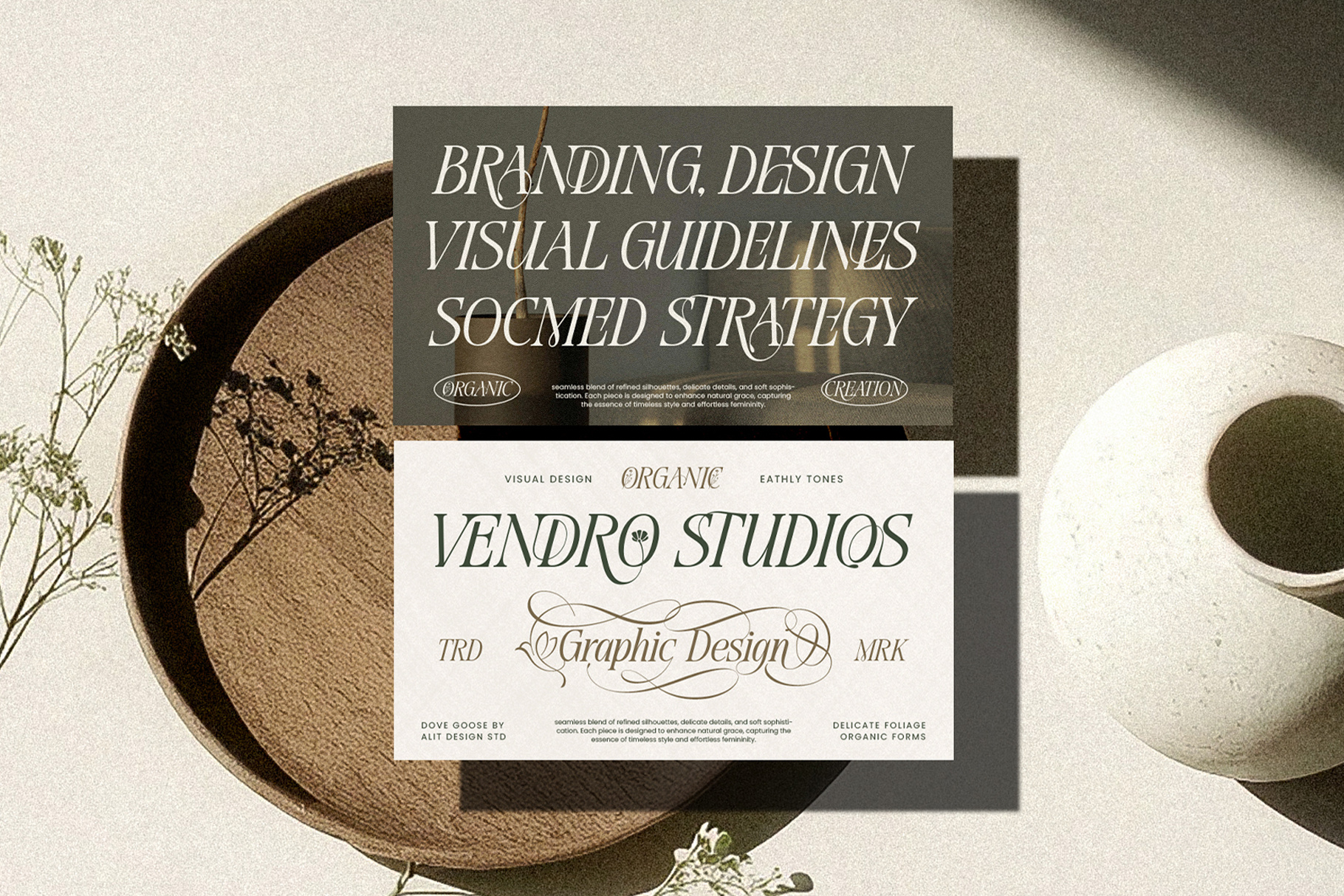 Dove and Goose Typeface by alit design studio on Dribbble