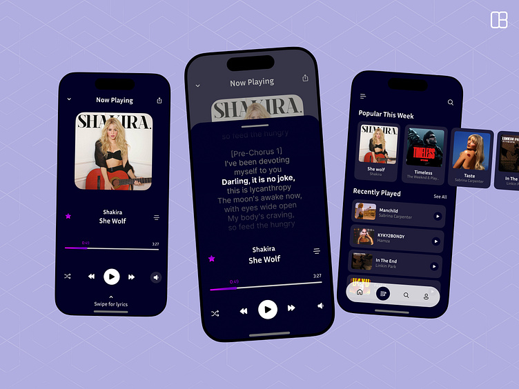 Music App Design by Bardia Adibi on Dribbble