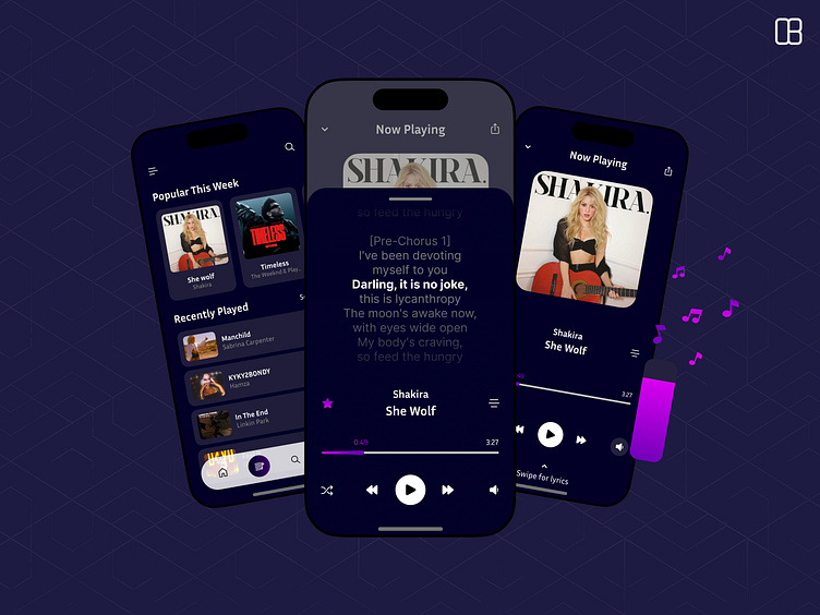 Music App Design by Bardia Adibi on Dribbble