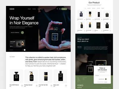 Perfume Website designs, themes, templates and downloadable graphic ...