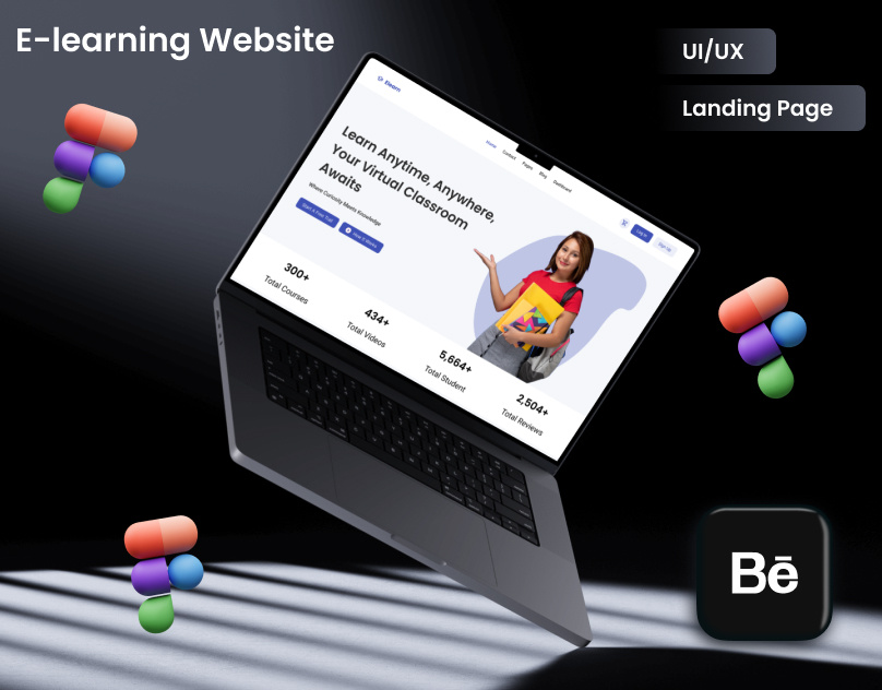 E-learning Website UI/UX Design by Al - Muntakim Tuhin on Dribbble