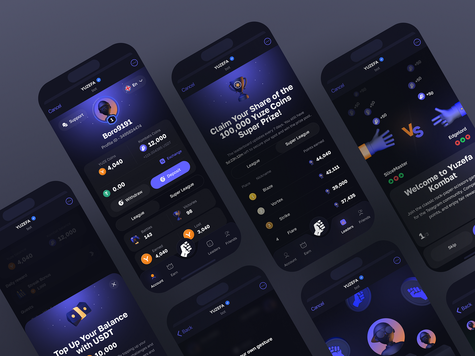 Yuzefa Telegram Mini App (TMA) by Ledo on Dribbble