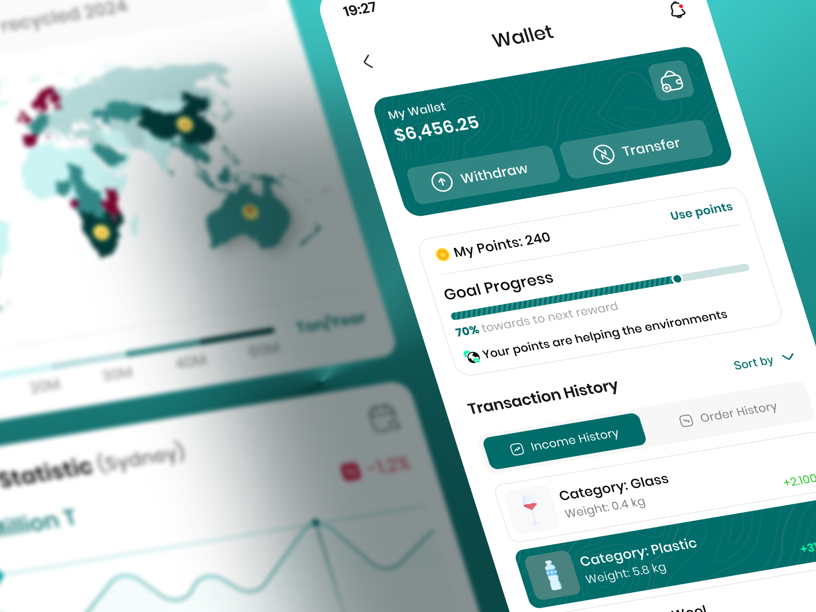 ♻️Recycling App (Light Version☀️) by Zeinab Ameri for pinco.agency on Dribbble