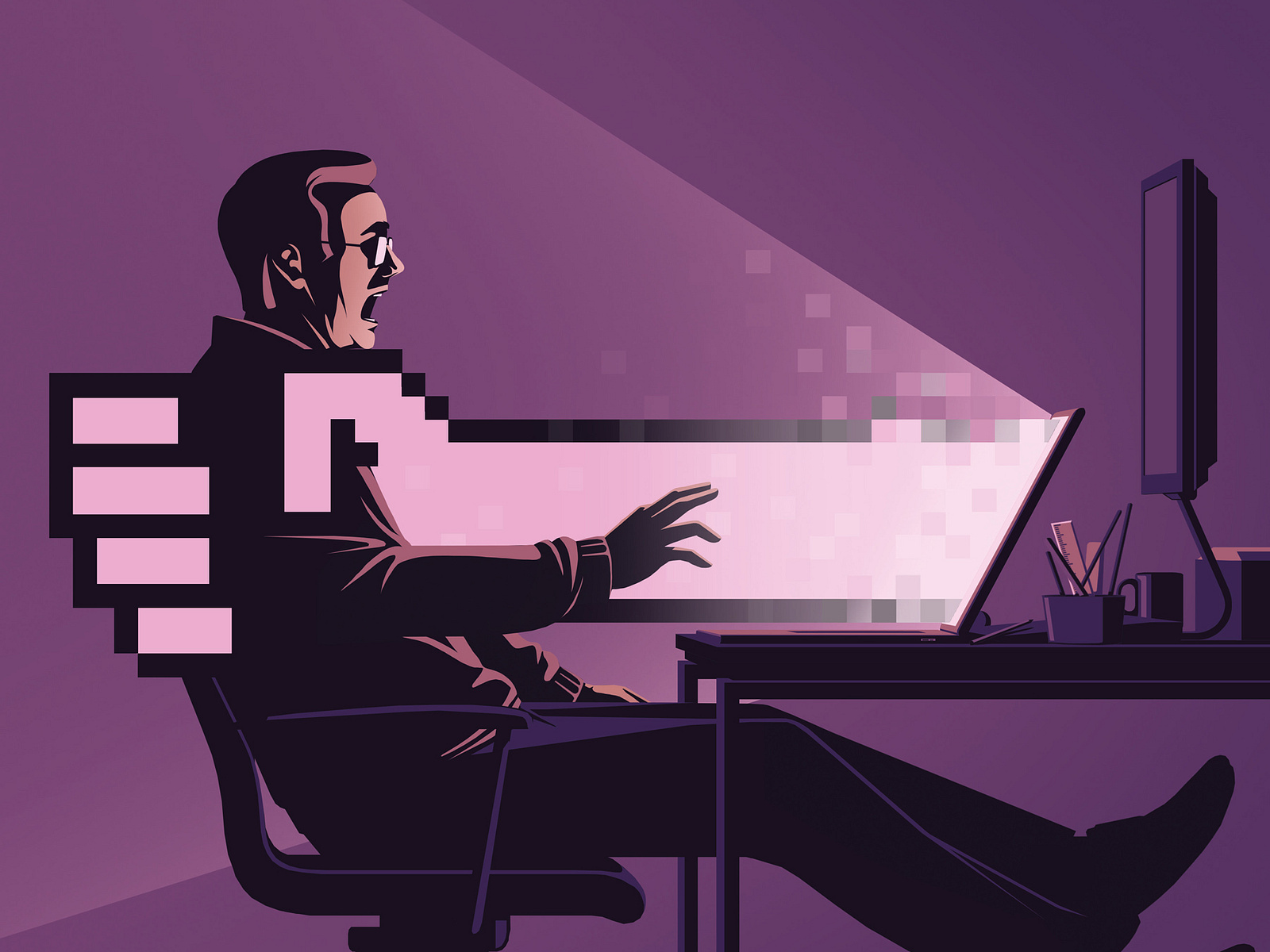 Cyber Criminality by Folio Illustration Agency on Dribbble