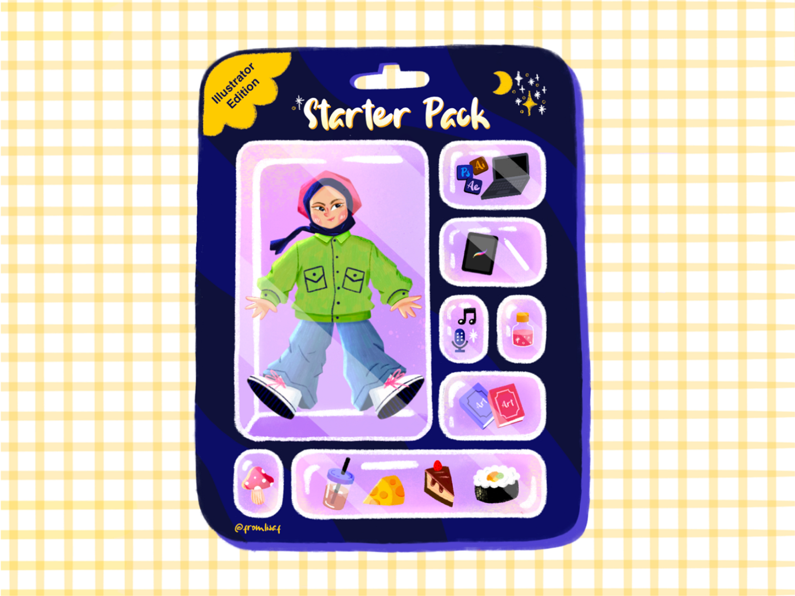 Starter Pack Illustration: Illustrator Edition by Design at Dicoding on ...