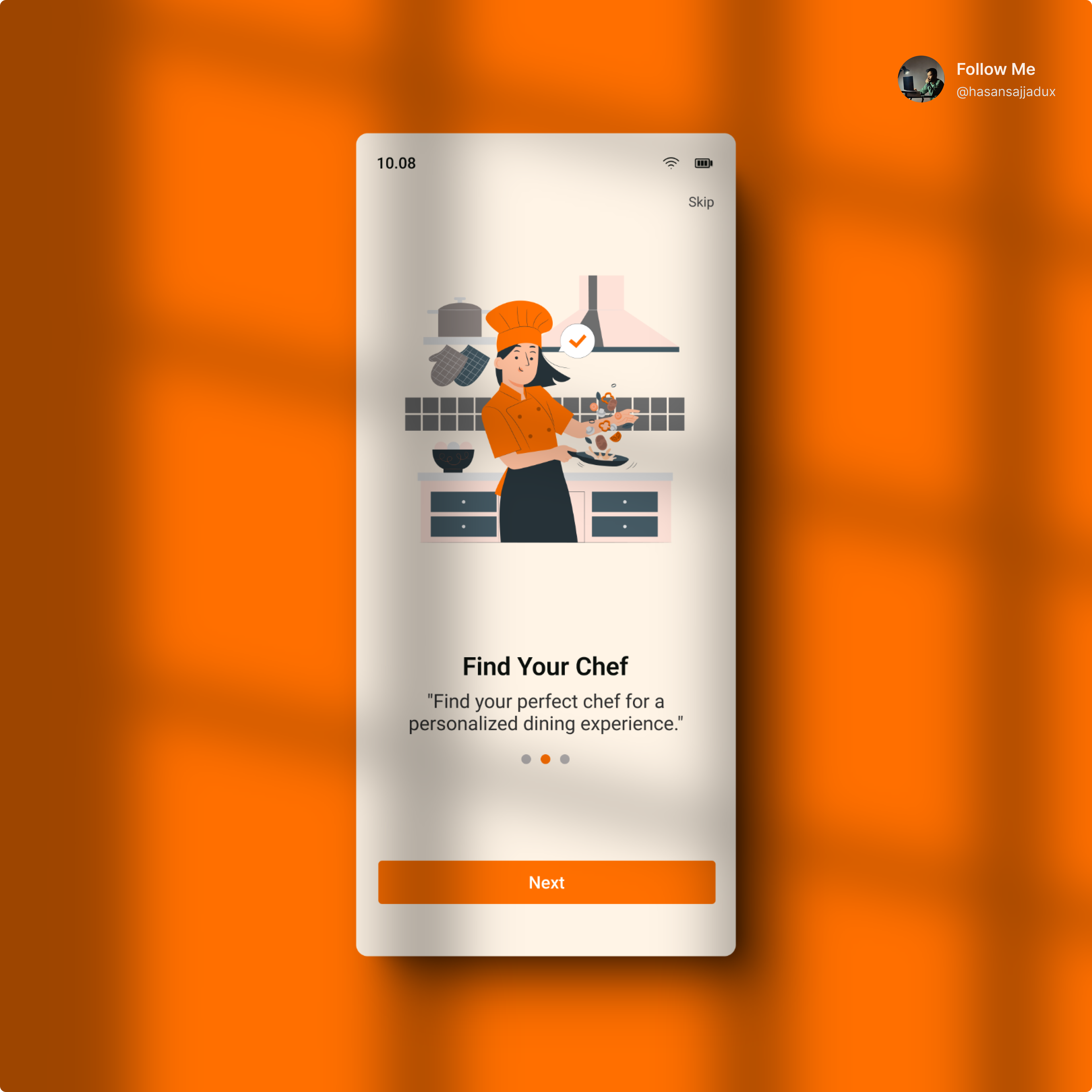 Food Delivery App – Onboarding Screen Design | Clean & Engaging by ...