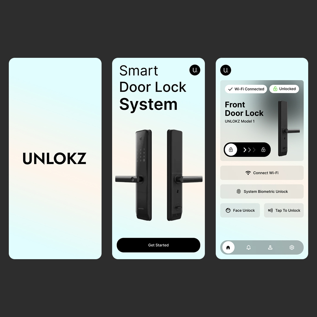 Smart Door Lock App by Nishanth on Dribbble