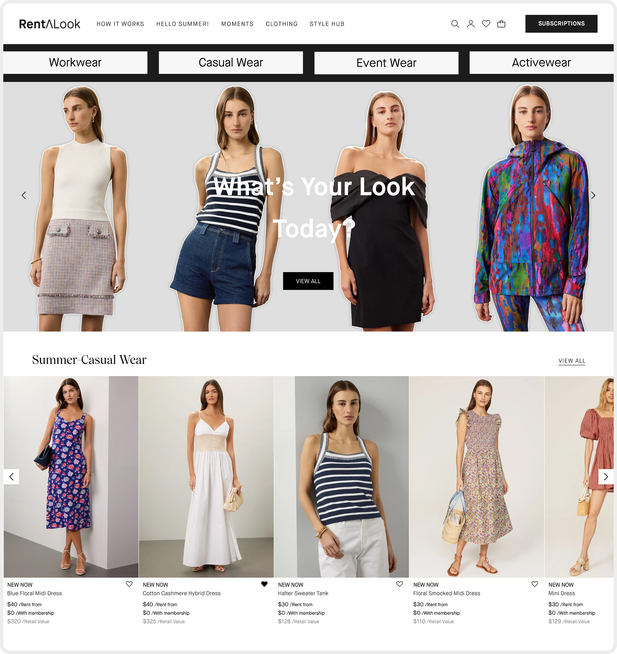Fashion E-Commerce Website Design — Landing + Summer Picks by Yusuf on ...