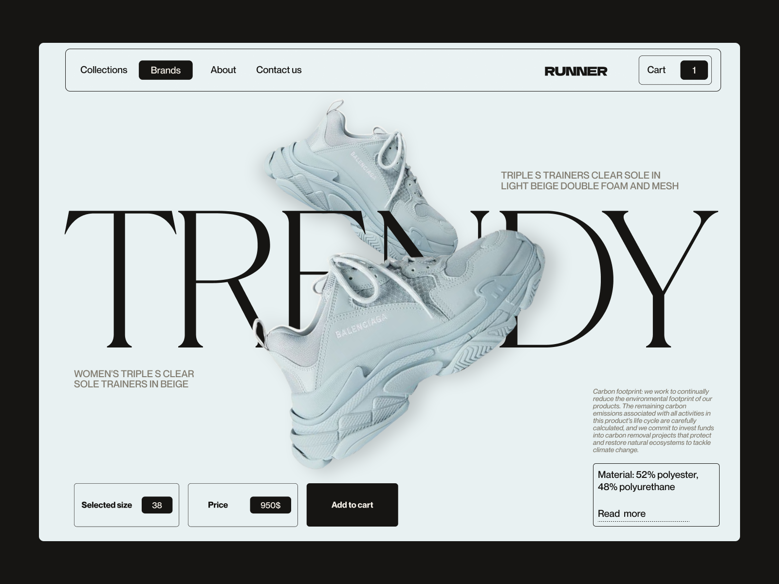 Ui design for ECommerce website by Darina Yefymova on Dribbble