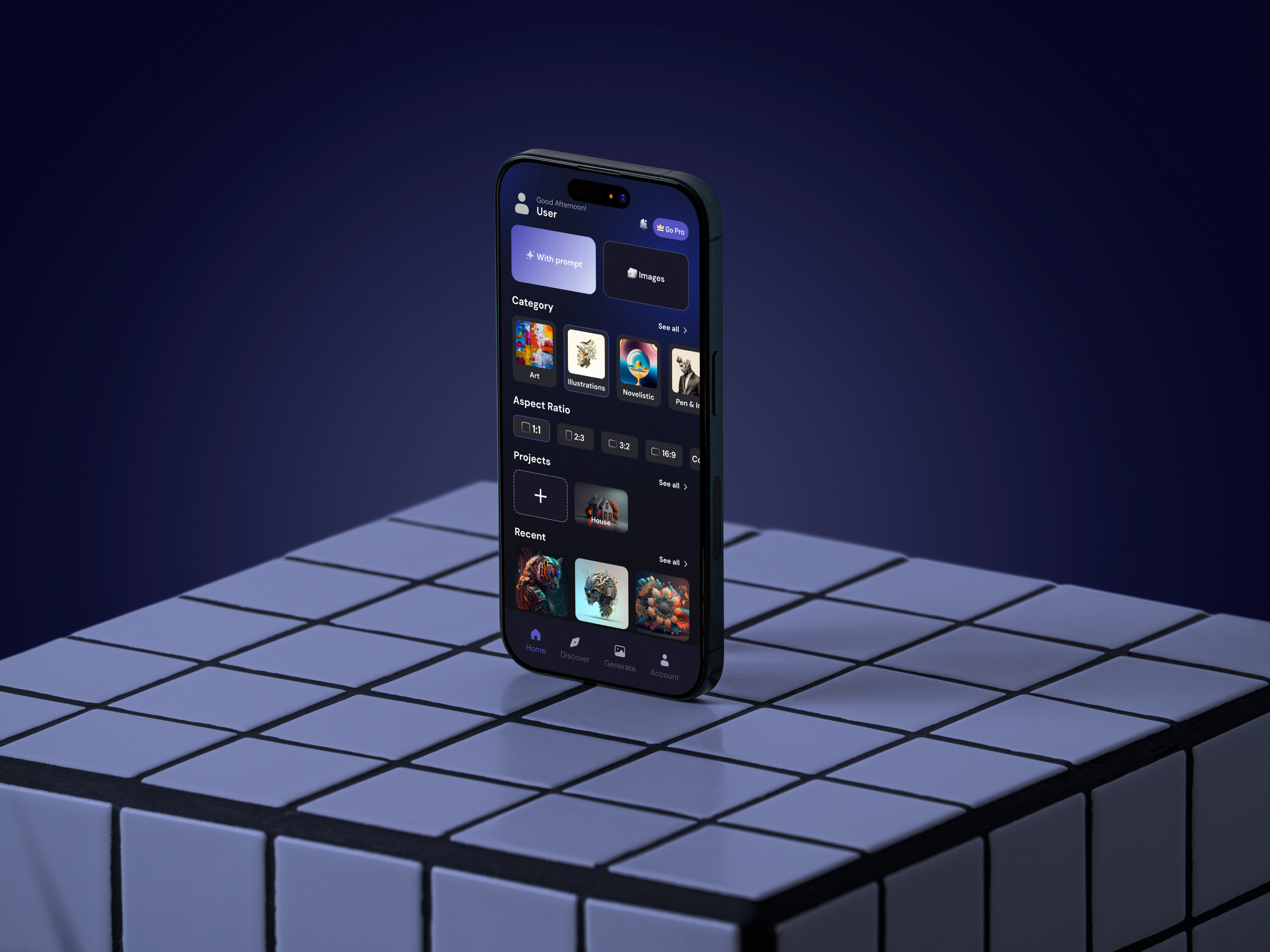 nGen AI: Image & Motion Generator App UI by Altamira Tripty for Netro ...