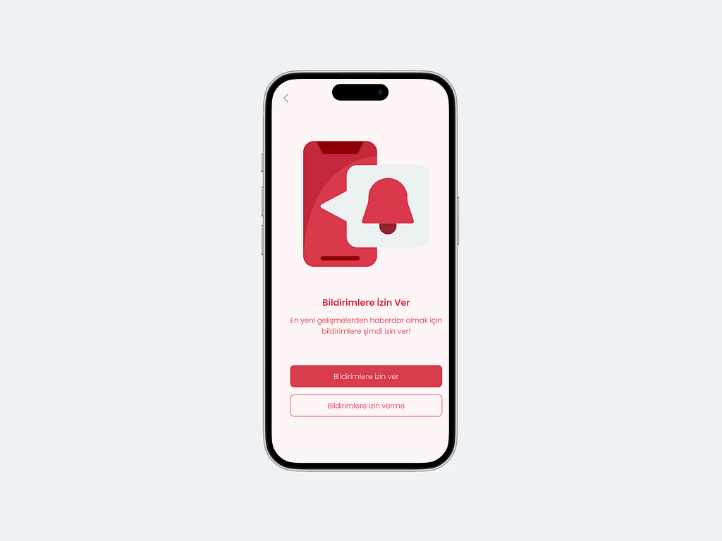 Mobile App Notifications Allow Screen by Batın Mert Kaya on Dribbble