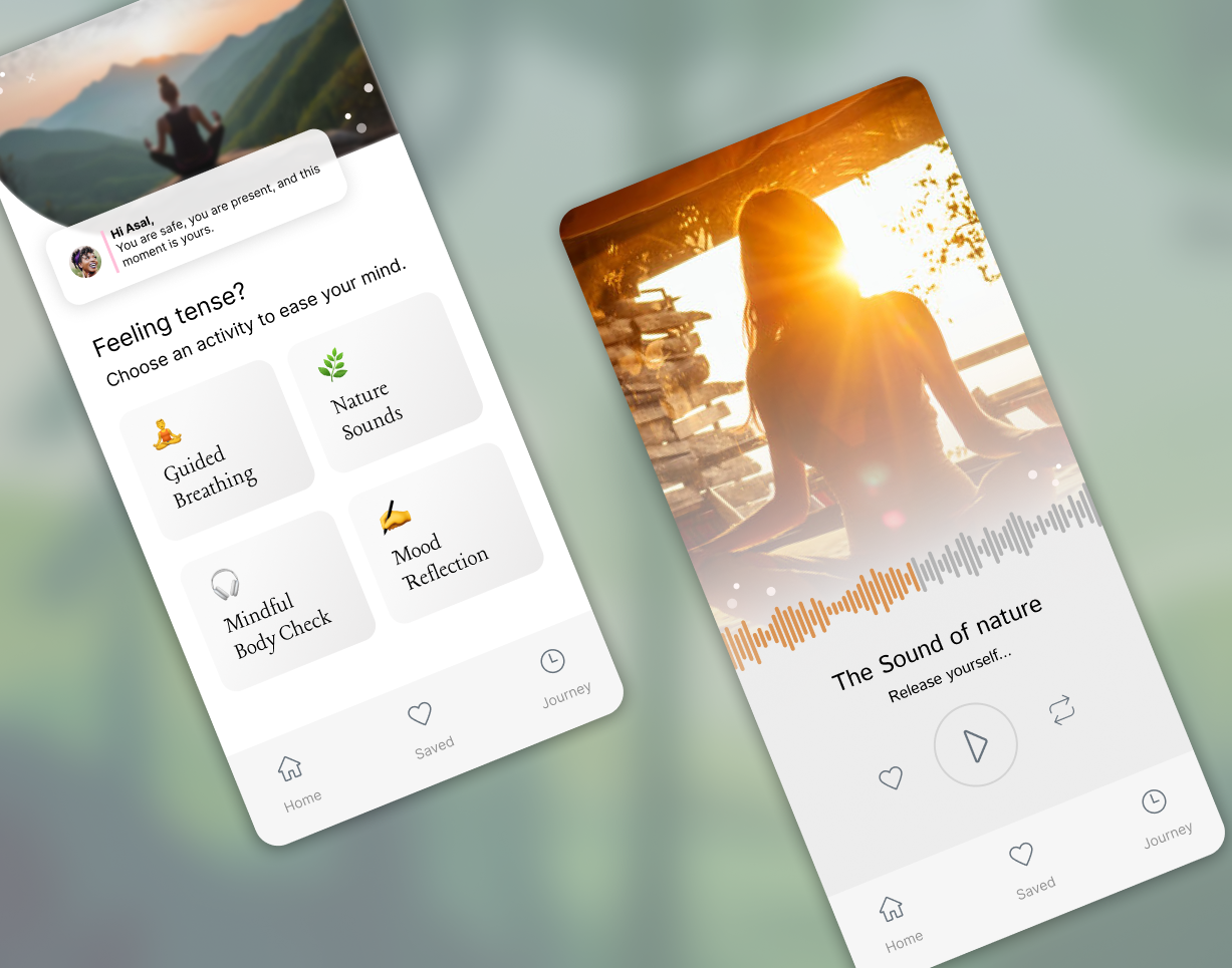 🧘‍♀️ Mindful Minutes — A Peaceful Meditation App UI by Asal adib on ...
