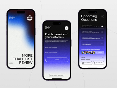 Review App UI design by Sam Halpert for Awsmd on Dribbble